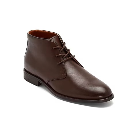 jf j.ferrar | Shoes | J Ferrar Milden Flat Heel Mens Brown Leather ...